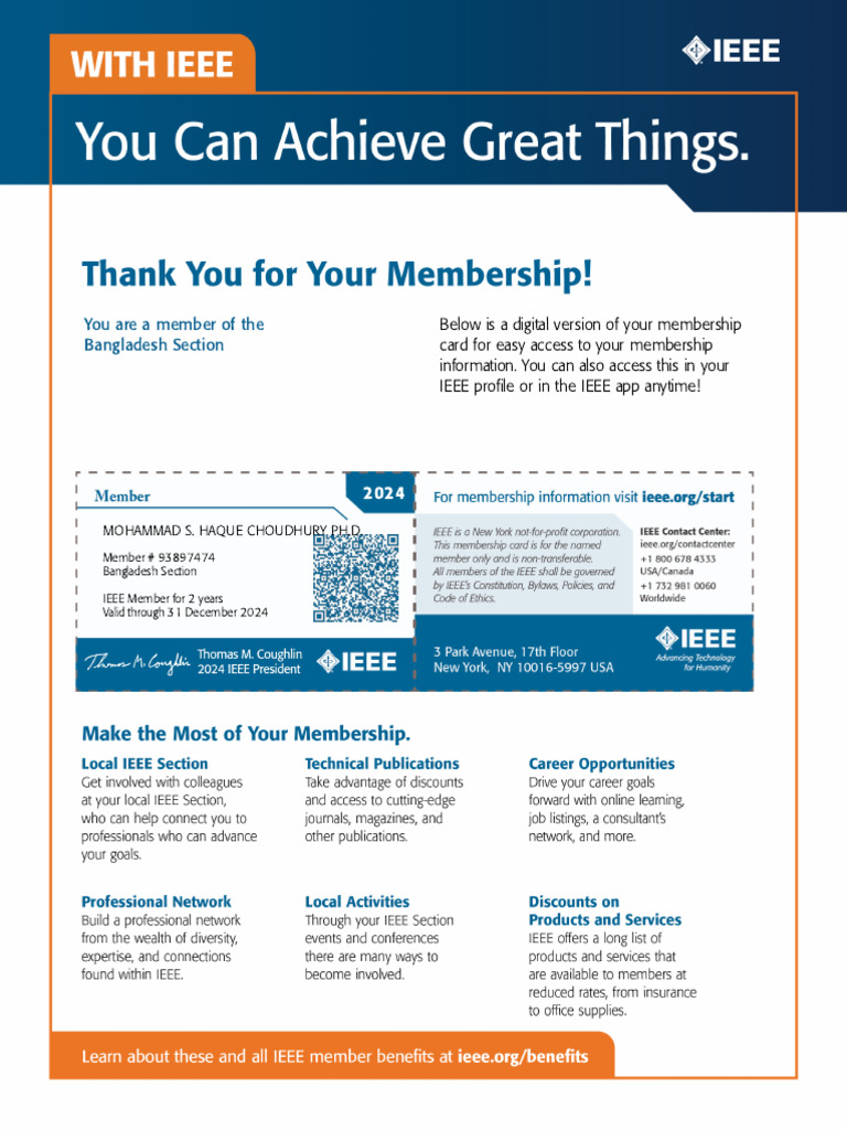 31. IEEE Membership Card | PDF