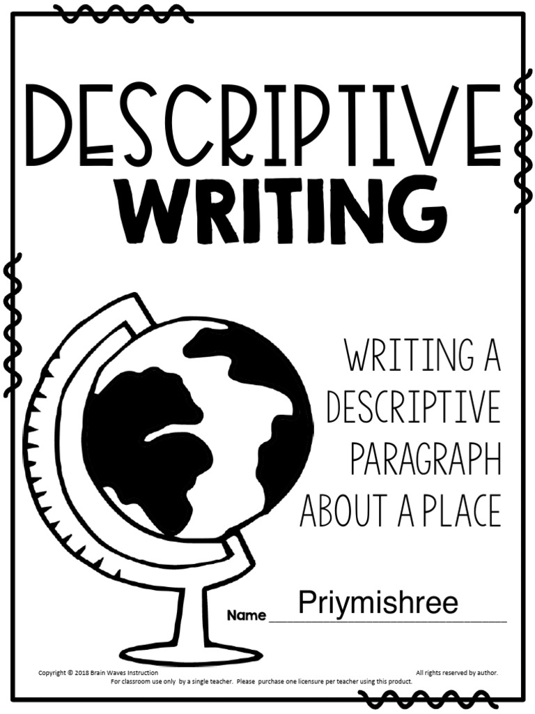 Writing Workshop - Descriptive | PDF | Senses | Classroom