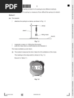 IGCSE Physics Paper 6 May/June 2025 | PDF | Volume