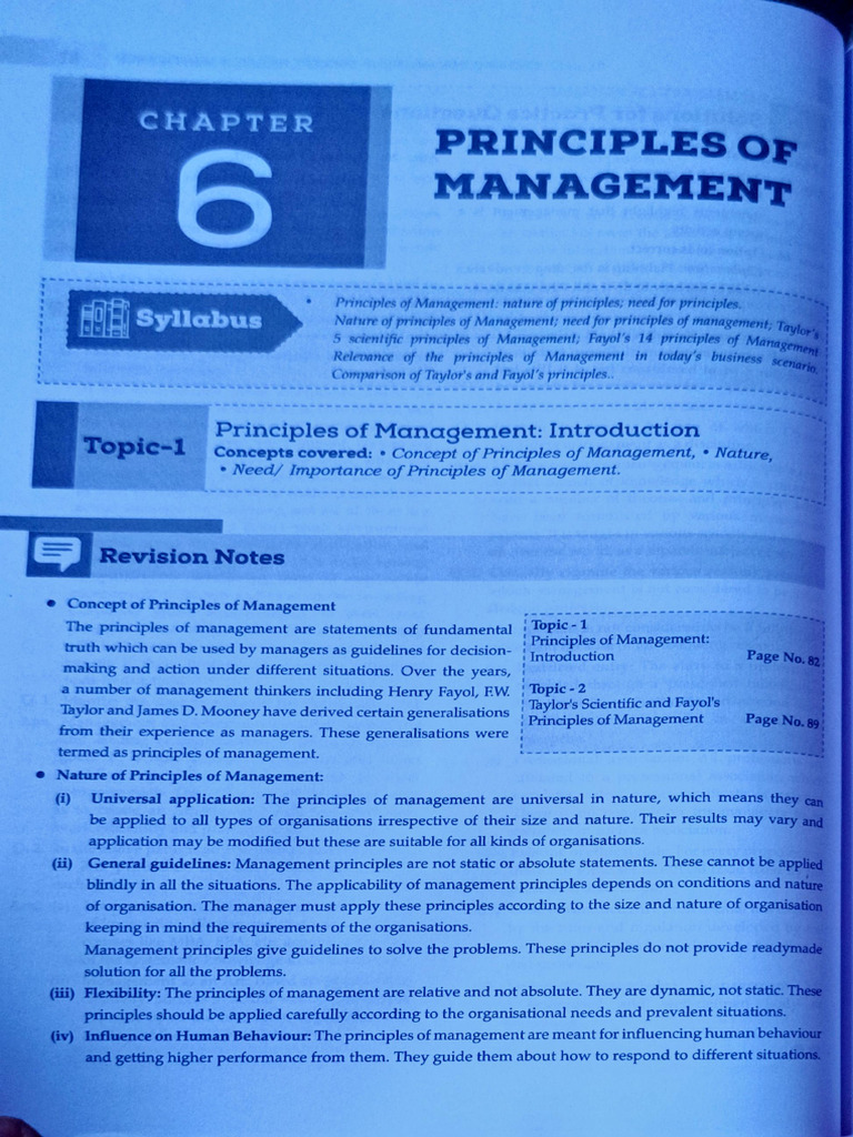 CH 6 Principle of MNGMT Notes & Q Ans | PDF