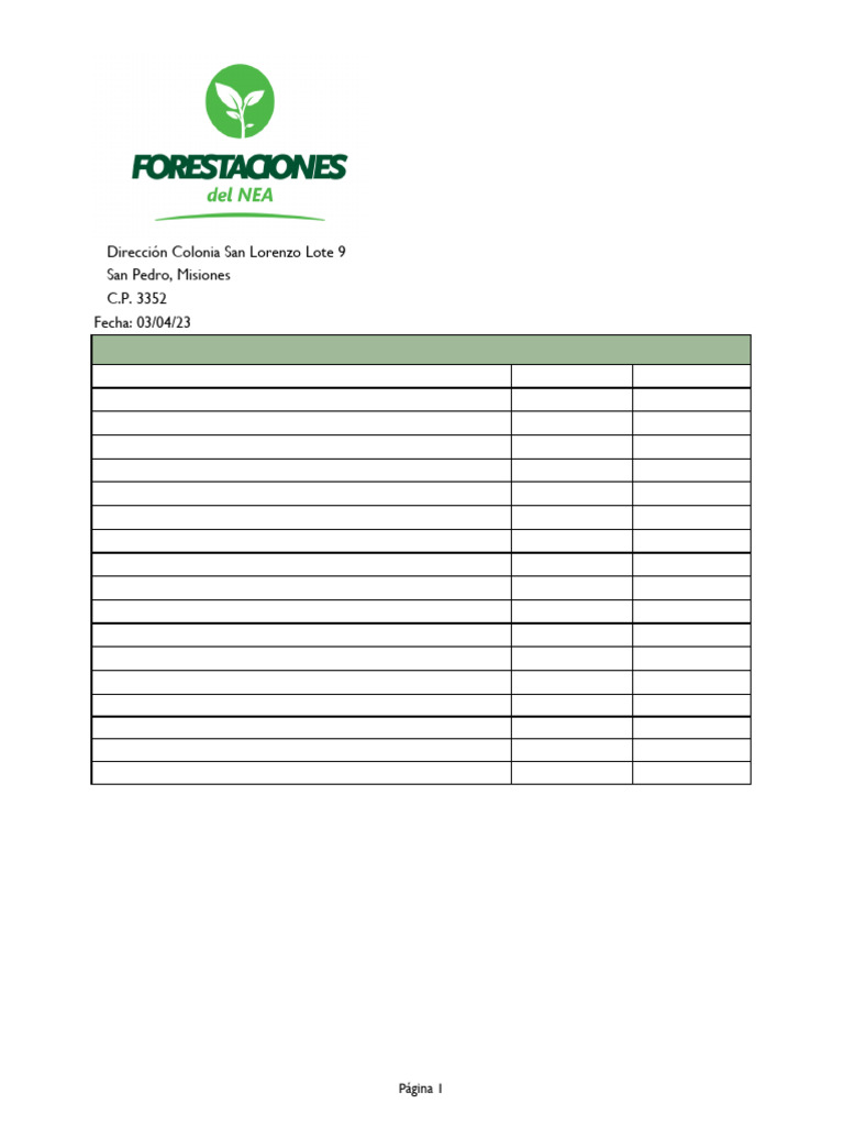 Pedido de Materiales Proyecto Oficinas | PDF