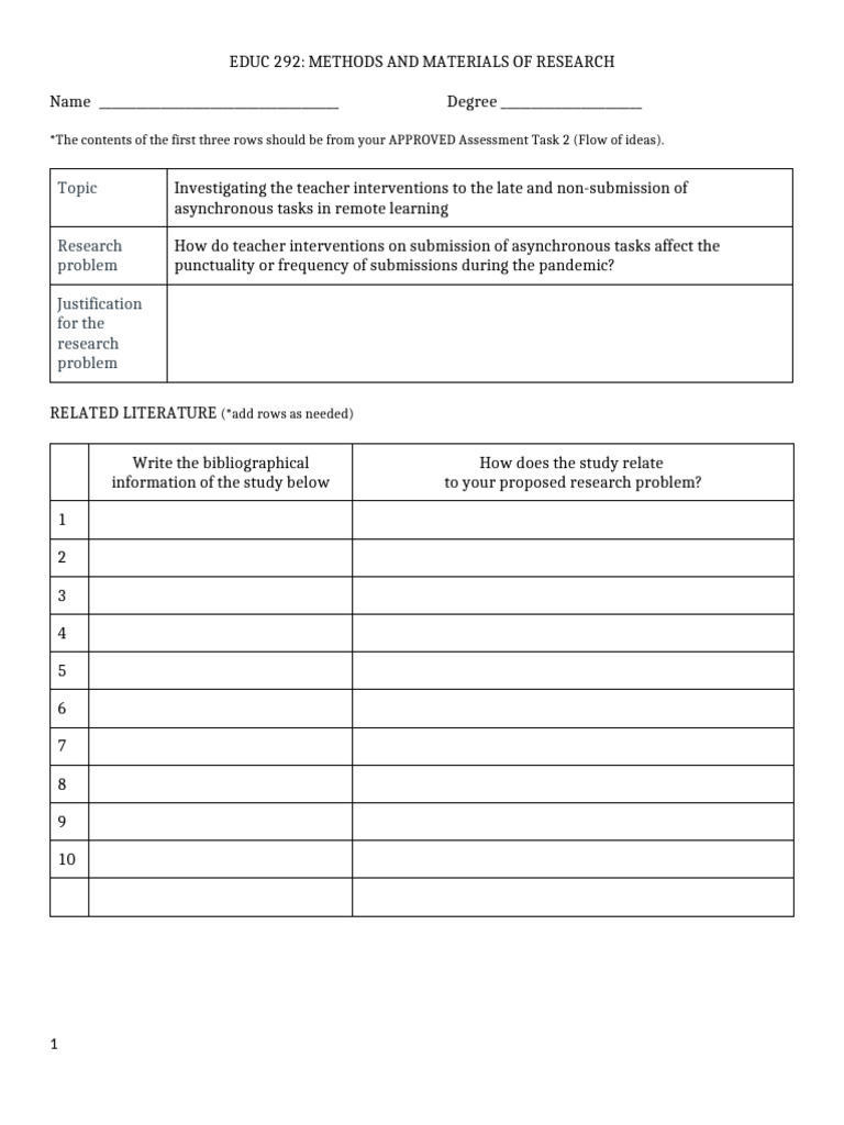 RRL and Framework Template | PDF | Educational Technology | Learning