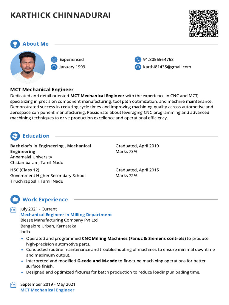 Karthick Milling Engineer | PDF | Numerical Control | Mechanical Engineering