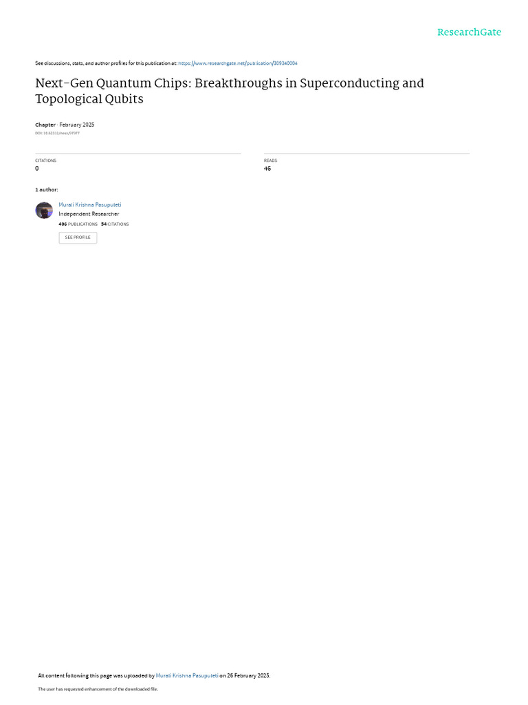 DownloadFull TextPDFPp91 100 - Signed | PDF | Quantum Computing | Theoretical Physics