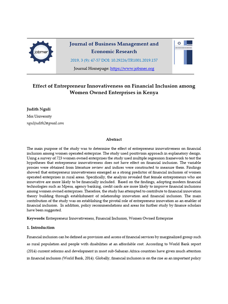 Vol3 Issue9 Article4 Full Text | PDF | Regression Analysis | Linear Regression