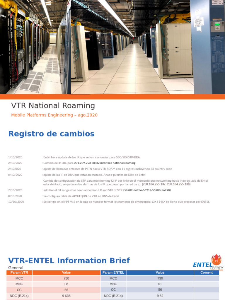 Nueva Ley Roaming Automatico NacionalV19 - ENTEL REV2 | PDF | Protocolos de red | Transmisión de ...