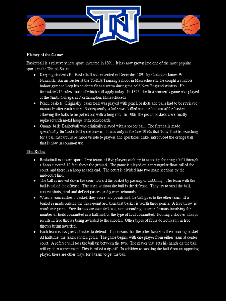 Physical Education Basketball Unit 20-21 | PDF | Team Sports | Sports