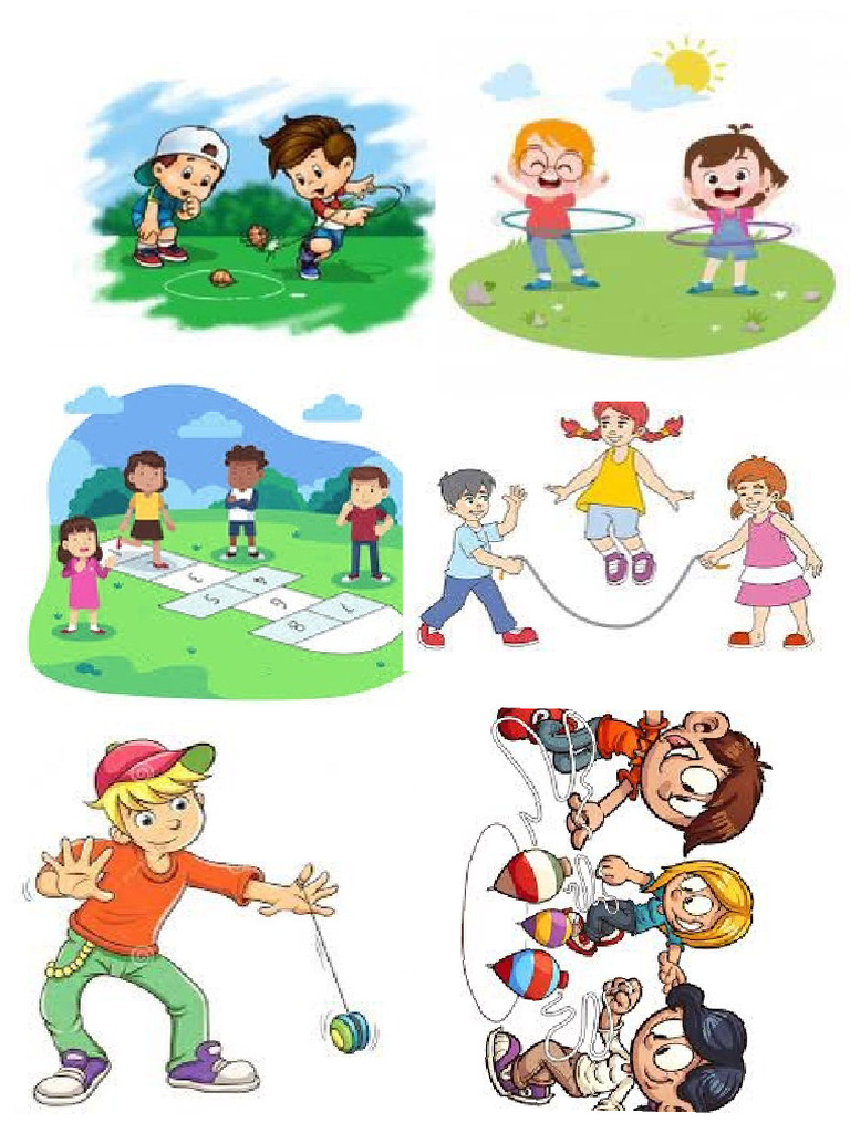Recortes Juegos Tradicionales Pdf