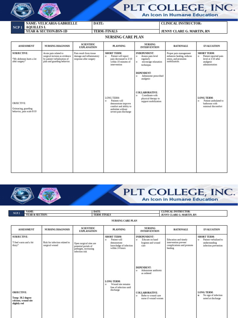 Velicaria-Funda-Finals-Act 1-NCP | PDF | Hypertension | Nursing