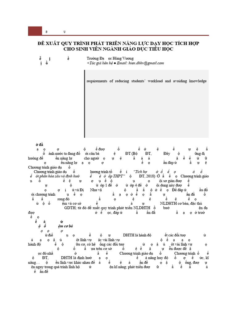 Nguyn TH Thanh Hin L TH HNG Chi | PDF