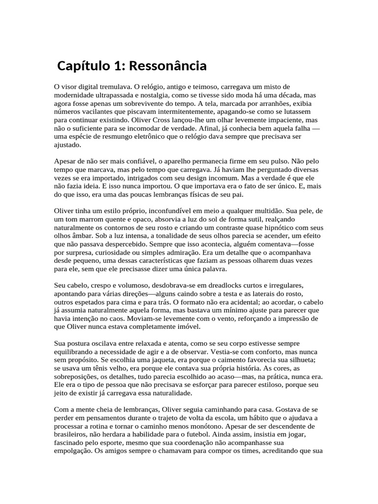 Oliver Cross | PDF | Tempo | Família