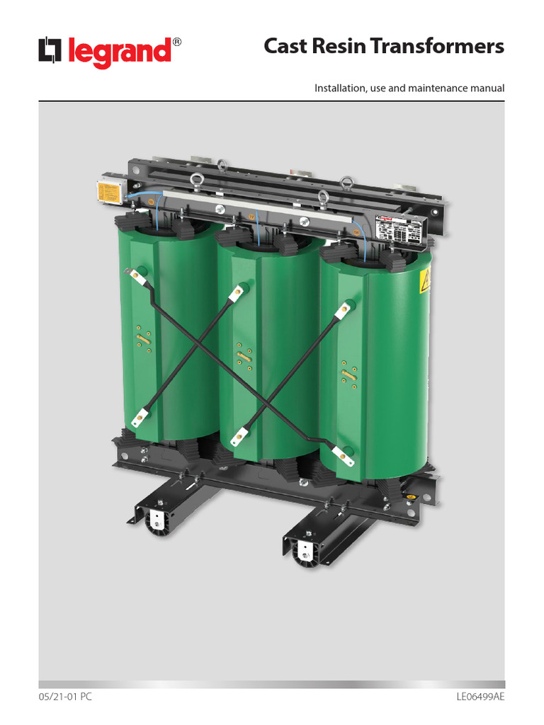 Legrand Cast Resin Transformer Manual | PDF | Transformer | Insulator (Electricity)