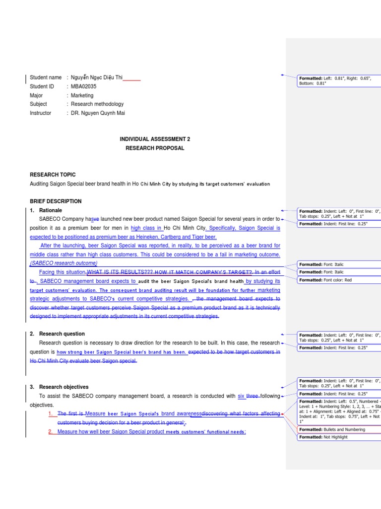 RM Assignment 2 Research Proposal Revised | PDF | Brand | Survey Methodology