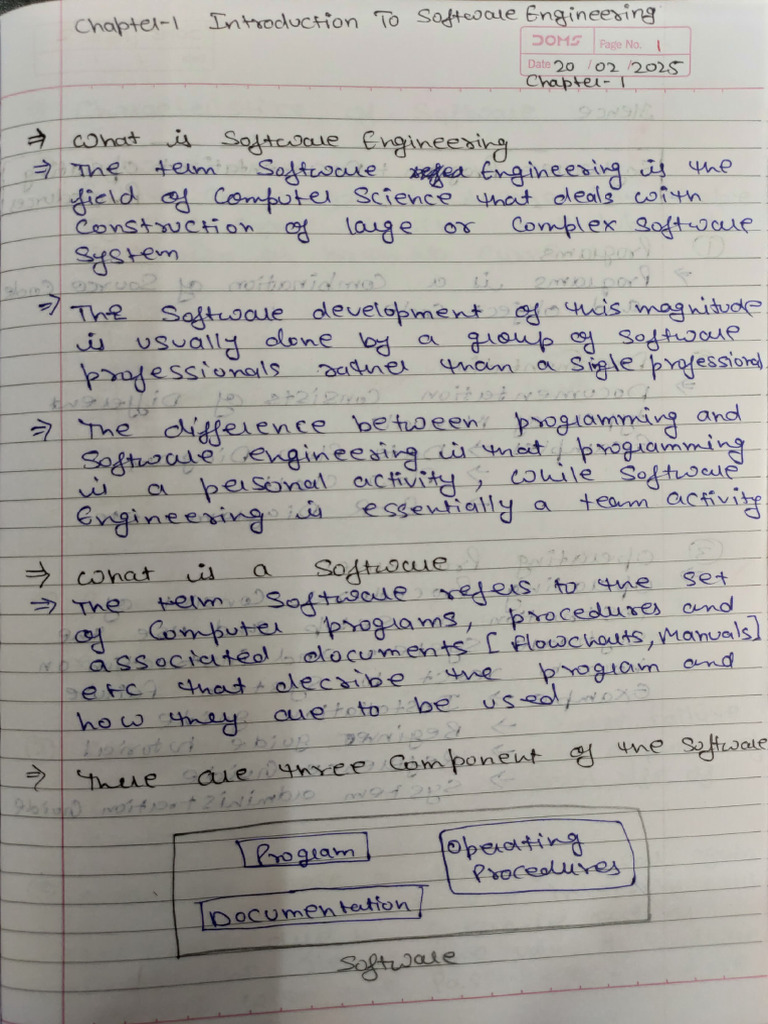 Software Engineering Unit 1 Part 1 | PDF