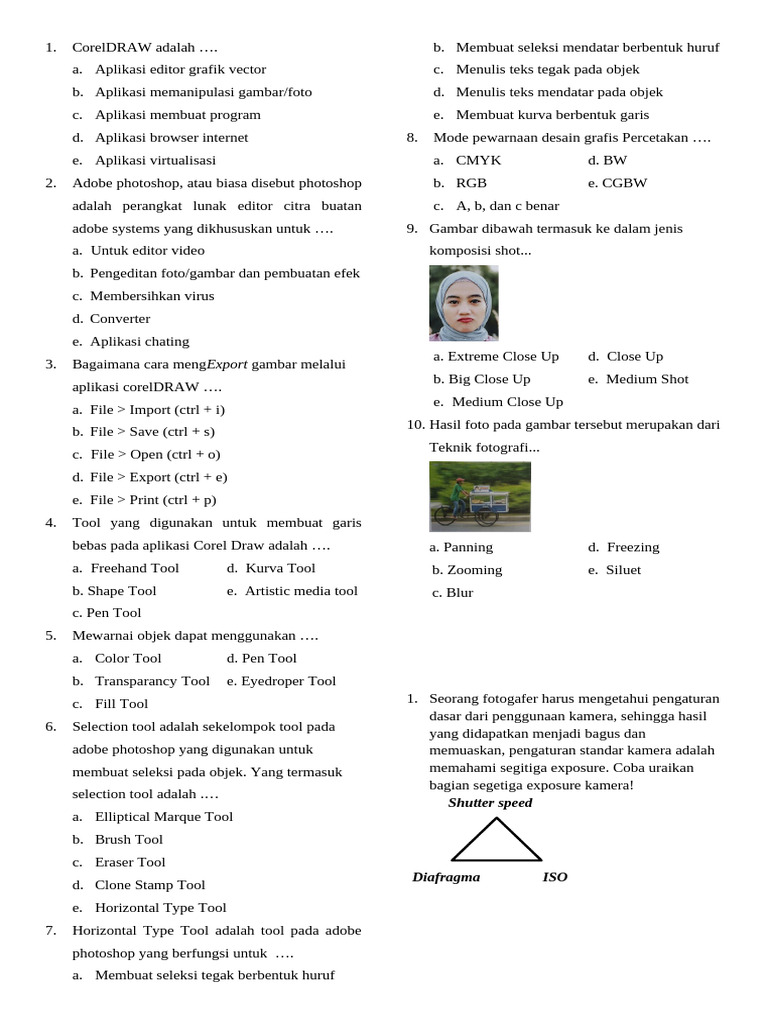 Soal PHB, DGP 2024 (NEW) | PDF