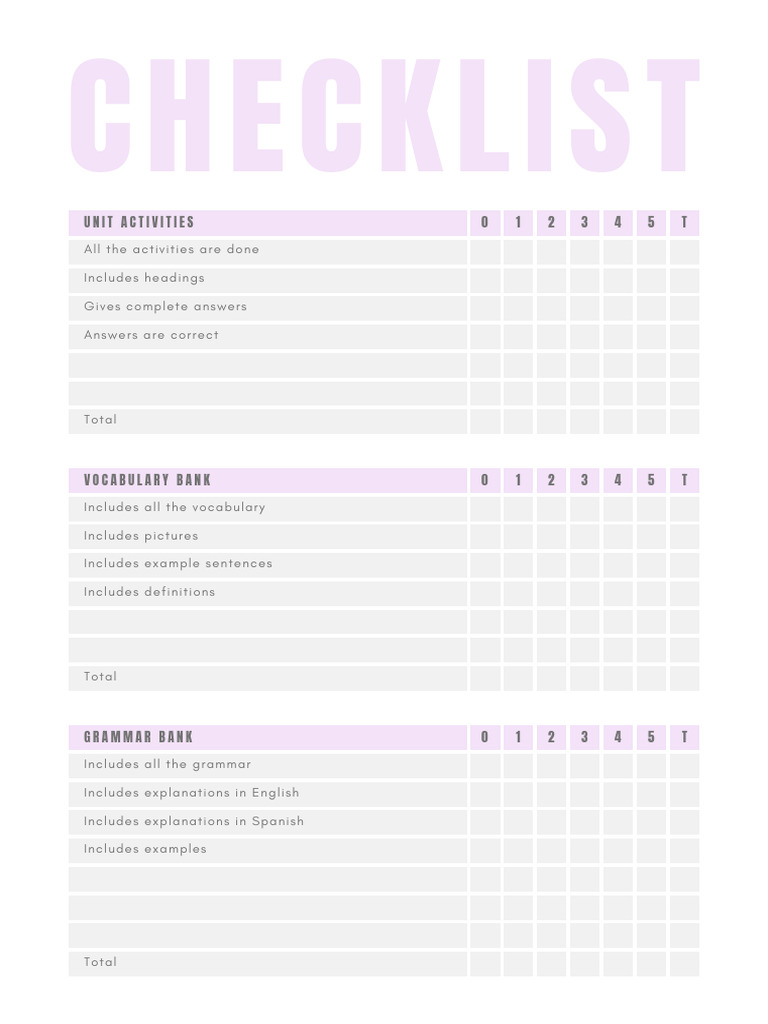 Evaluation Checklist | PDF