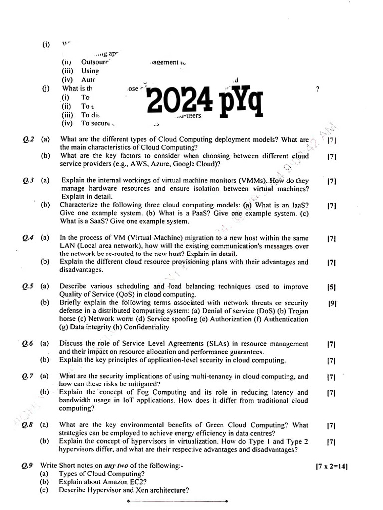 2024 Pyq CC | PDF