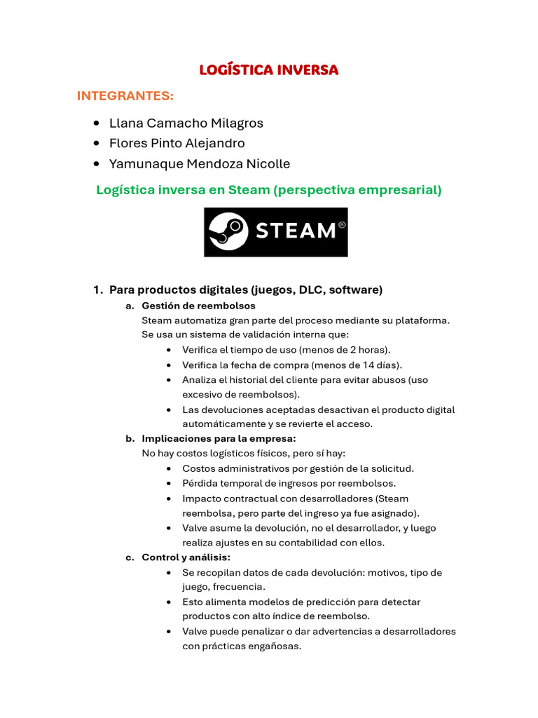 Logística Inversa | PDF | Logística | Informática