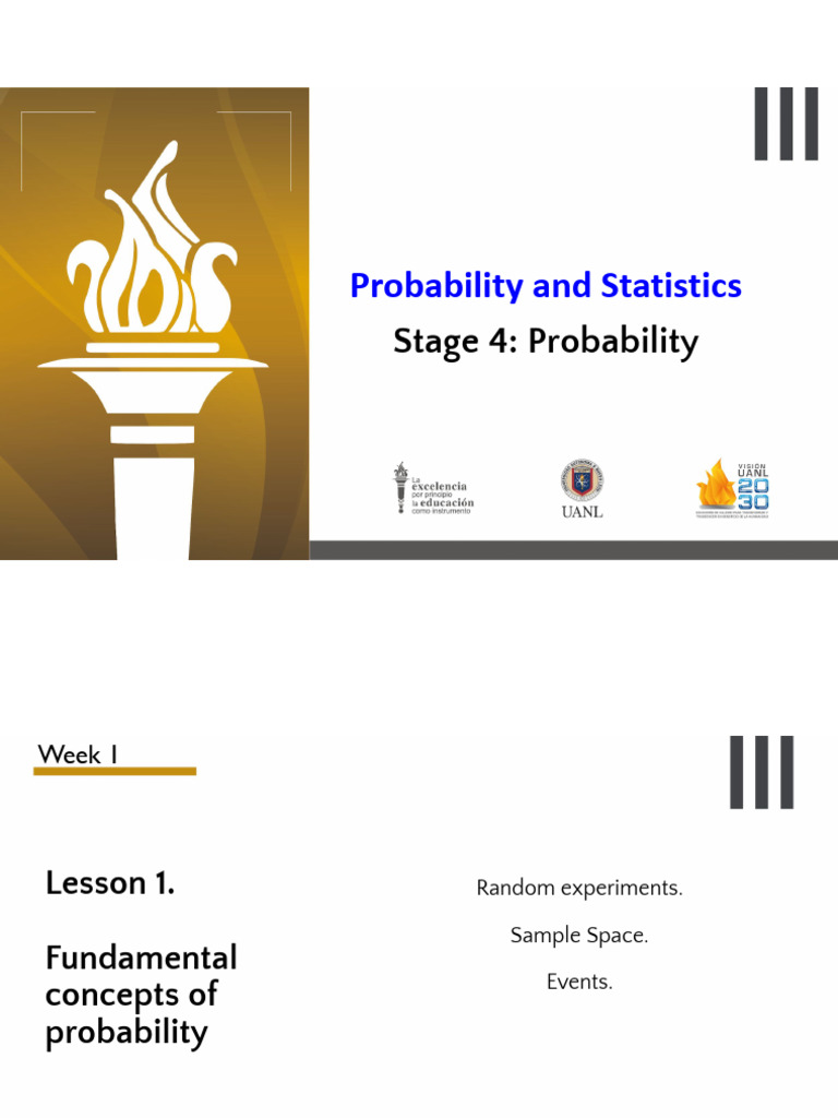 Presentation-Probability and Statistics-Stage 4 PDF | PDF | Probability | Measure Theory