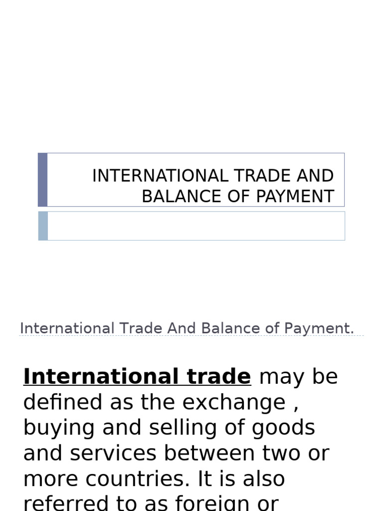Understanding International Trade Dynamics | PDF | Devaluation ...