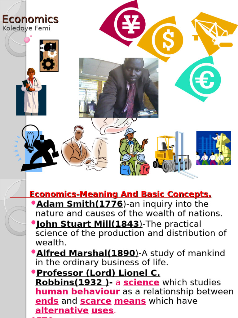 Economics-Meaning and Basic Concepts | PDF | Economics | Science