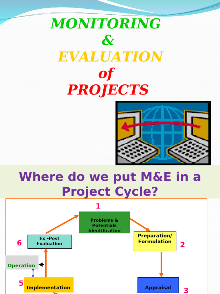 CH - 7 Monitoring and Evaluation | PDF | Evaluation | Project Management