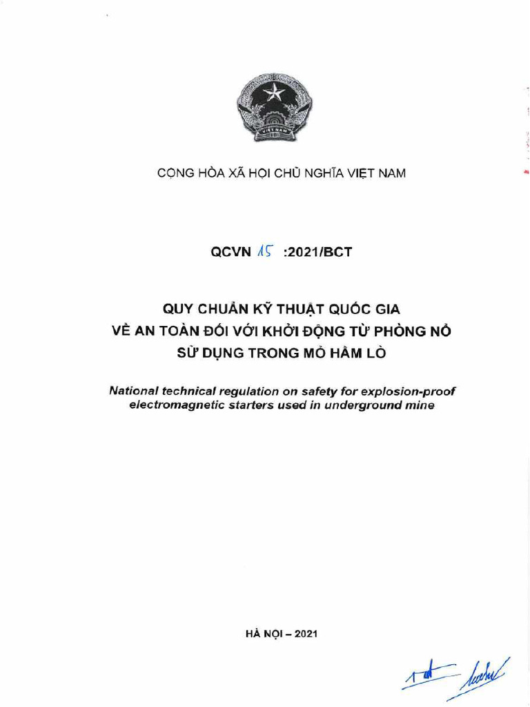 Quy chuẩn Việt Nam-QCVN 15 - 2021-BCT | PDF