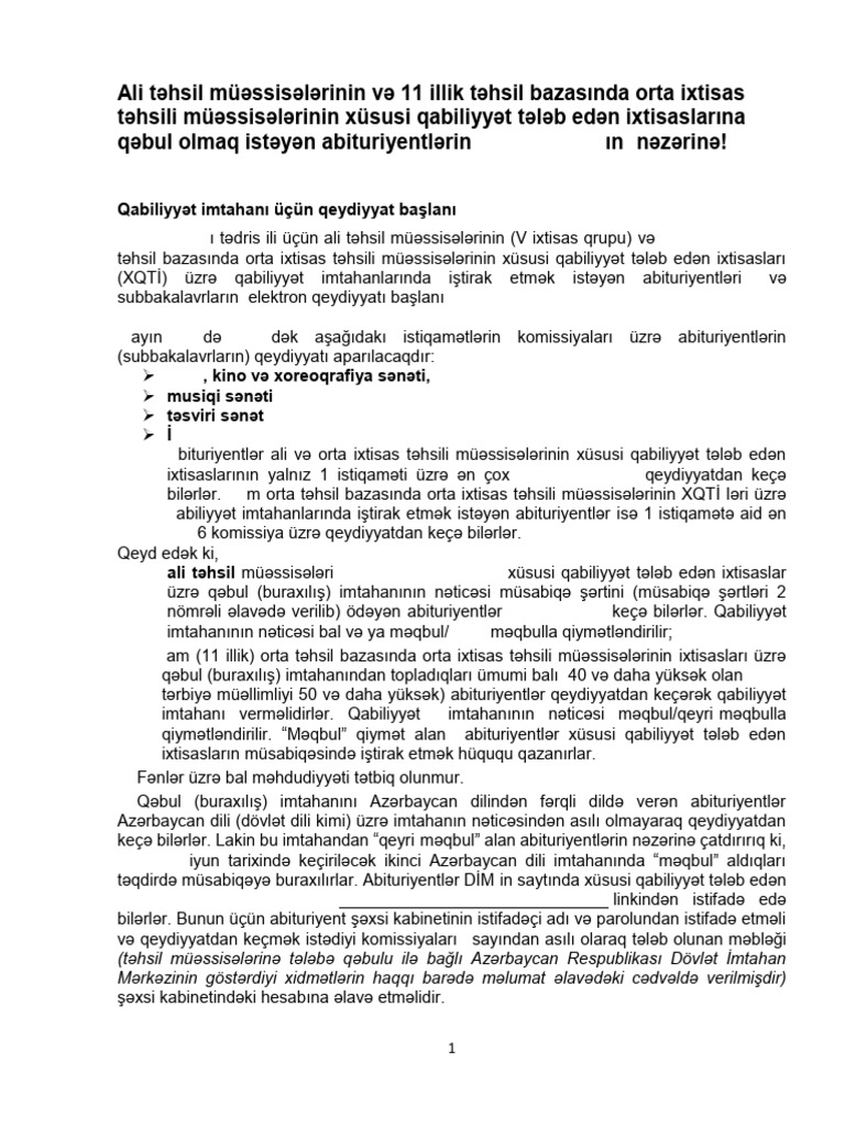 Qeydiyyatla Bağlı Elan 2025 TAM Versiya - 1747728026 | PDF