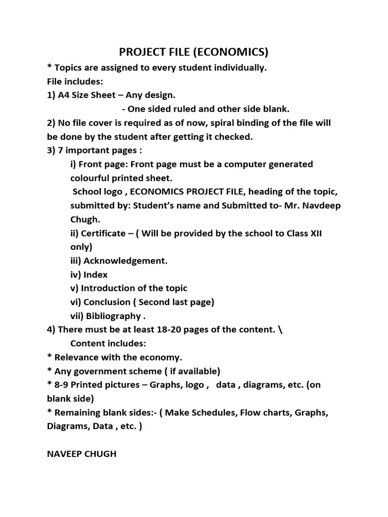 Project File | PDF