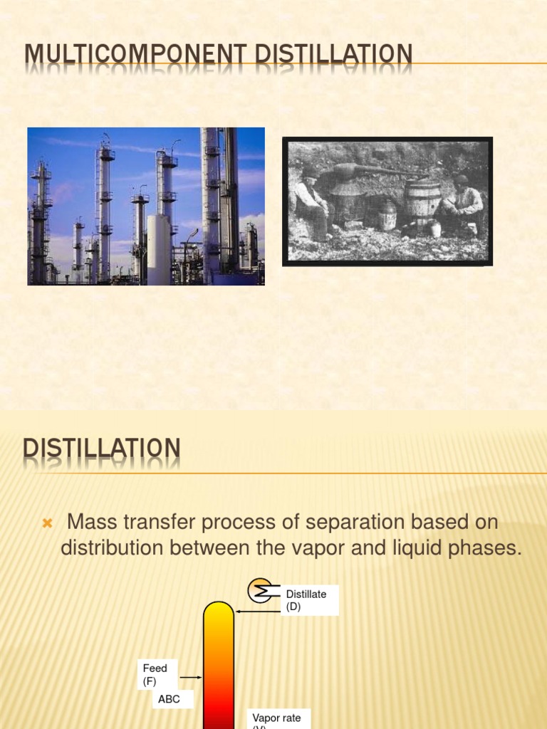 Multicomponent Distillation Guide | PDF | Distillation | Chemical ...