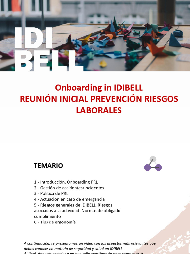 01.FORMACION INICIAL PRL | PDF