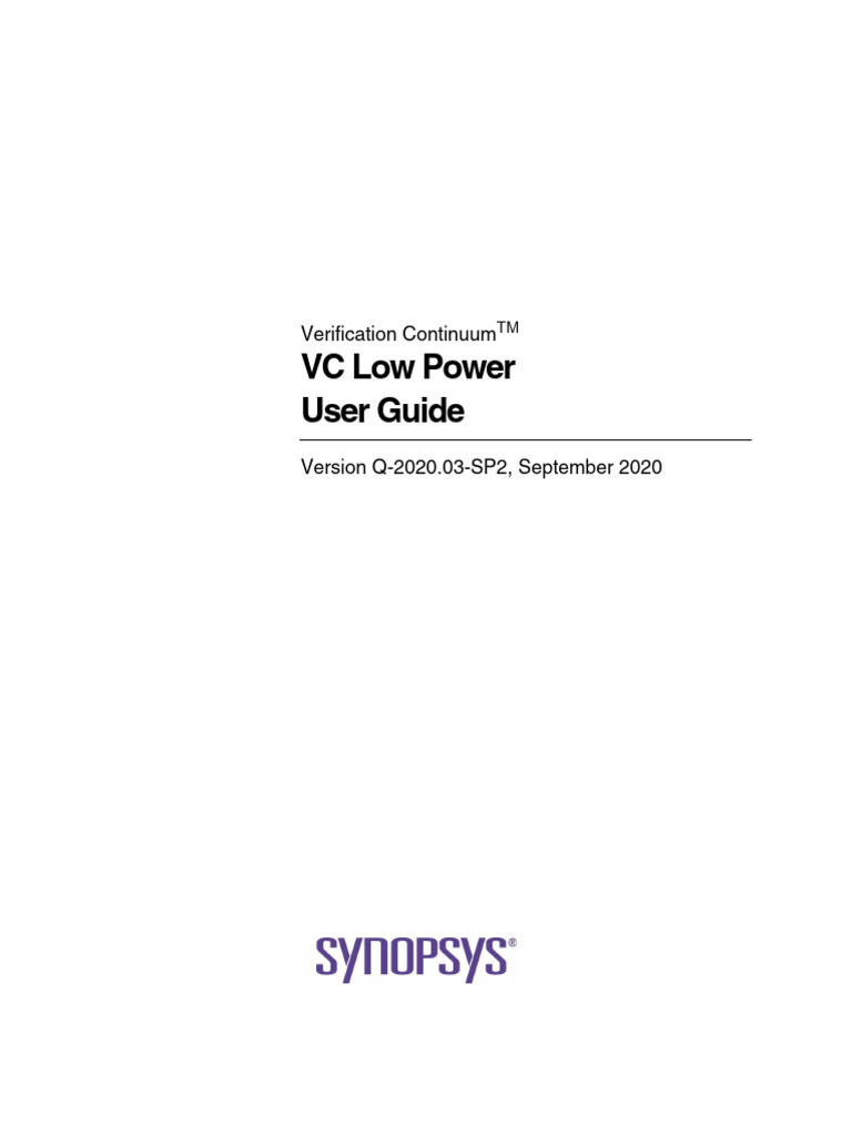 VC LP Ug | PDF | Formal Verification | System On A Chip