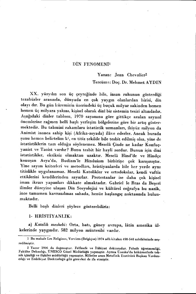 Din Fenomeni | PDF