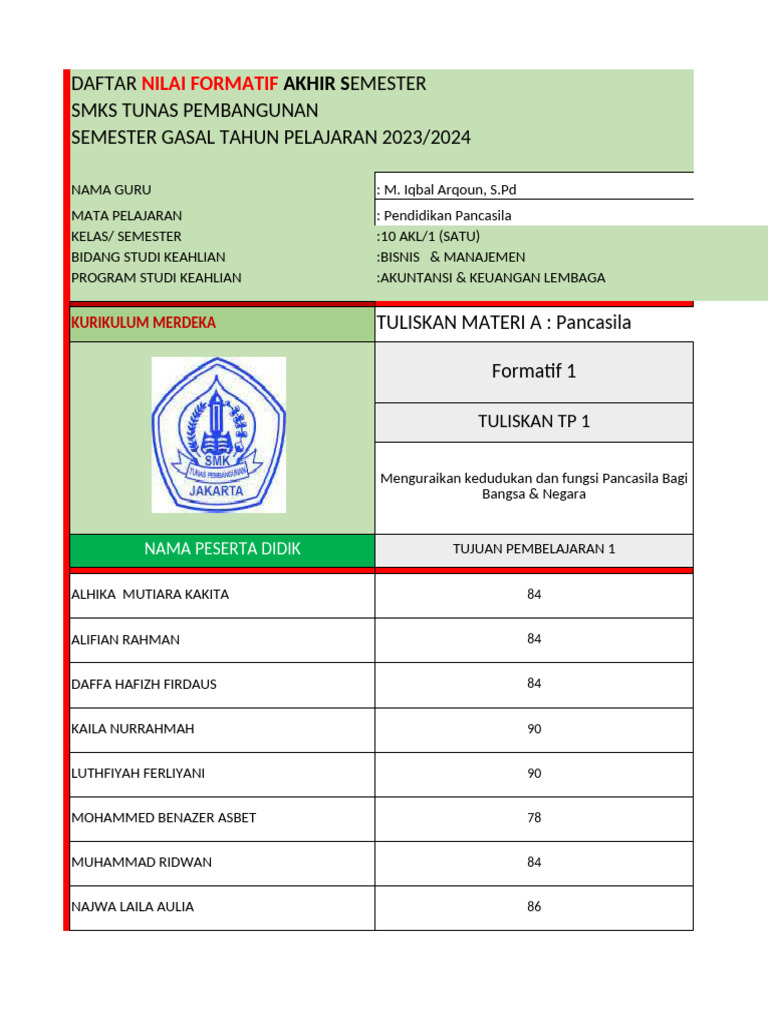 PPKN X Pas 2023 | PDF