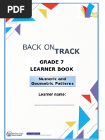 Grade 5 Numeric Patterns Worksheets | PDF