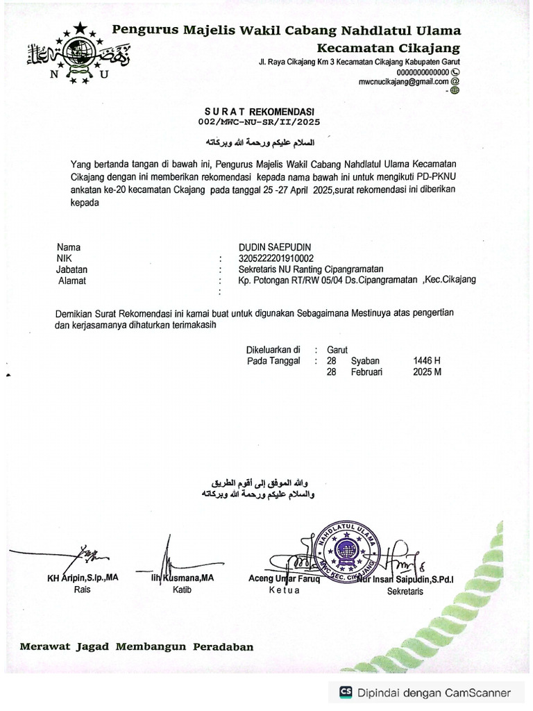 Rekomendasi Dudin | PDF