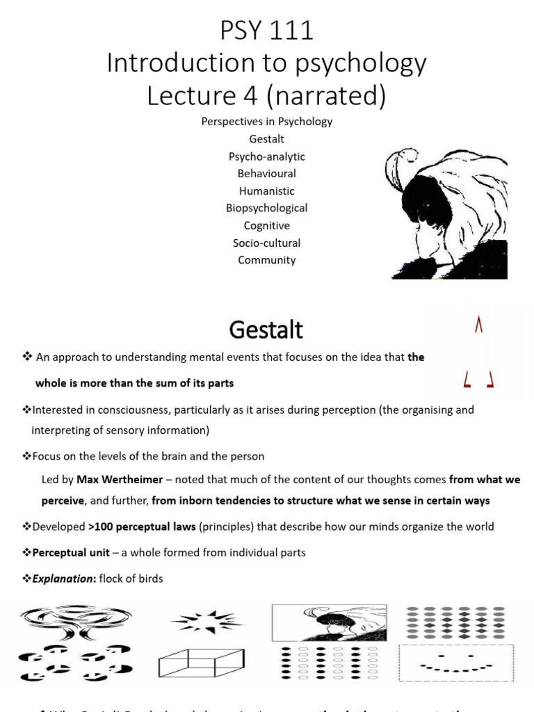 Perspectives in Psychology Overview | PDF | Perception | Psychology