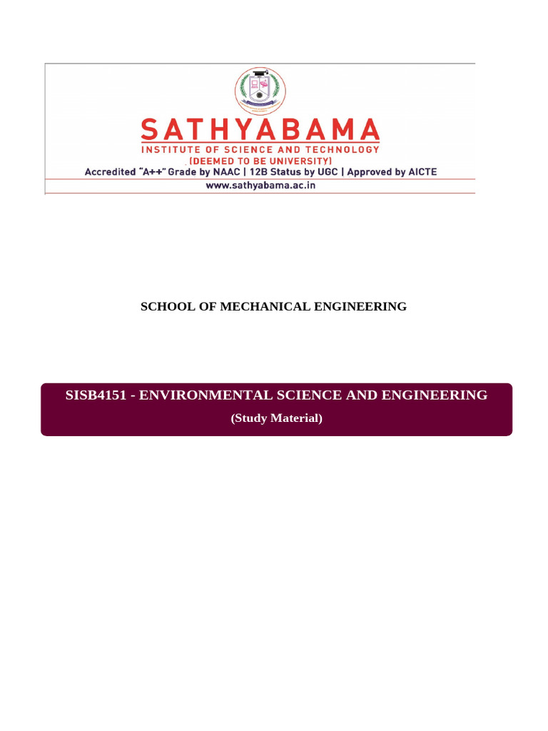 Evs Notes | PDF | Deforestation | Eutrophication