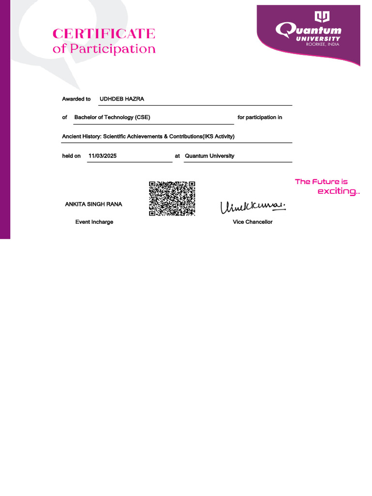 Report Event Participant Certifcate | PDF