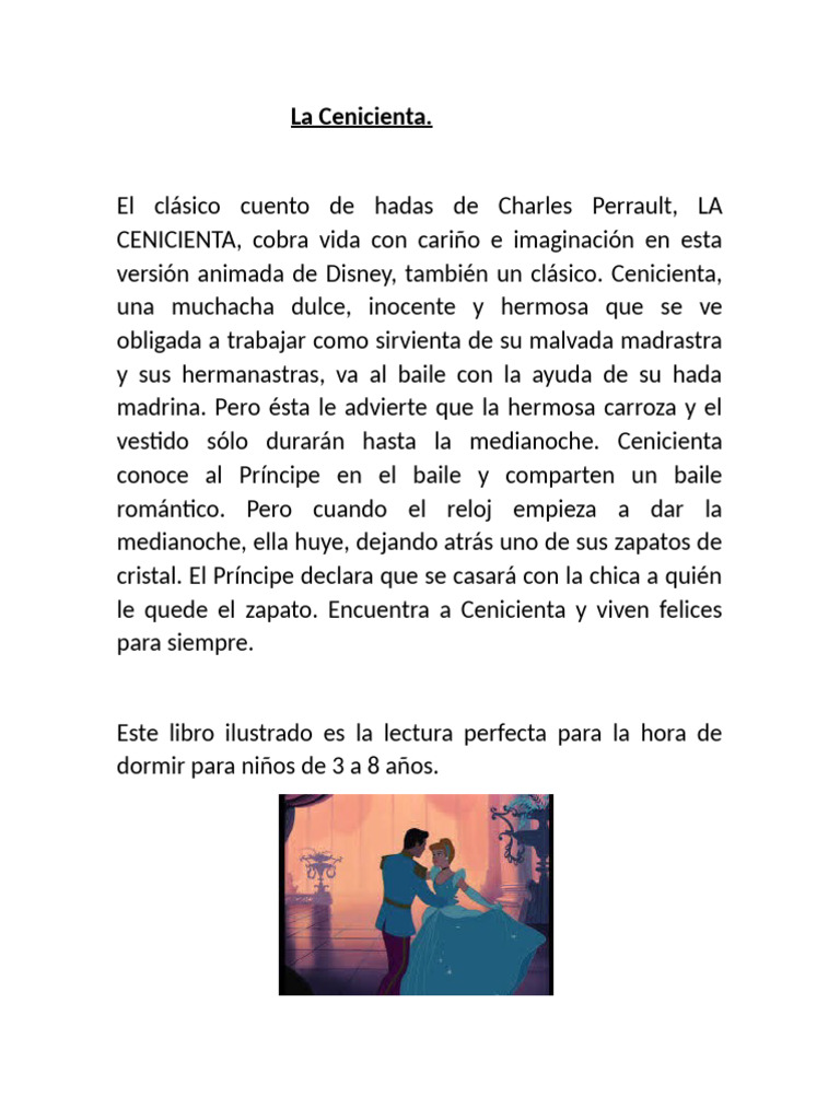 La Cenicienta | PDF