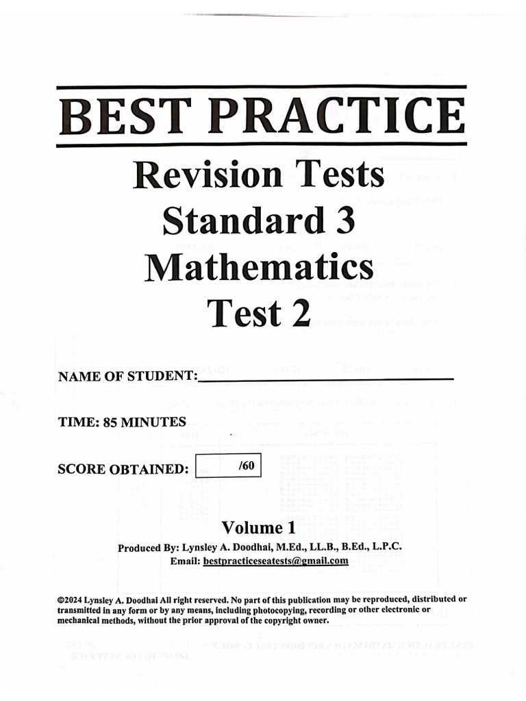 Best Practice Math 2 | PDF