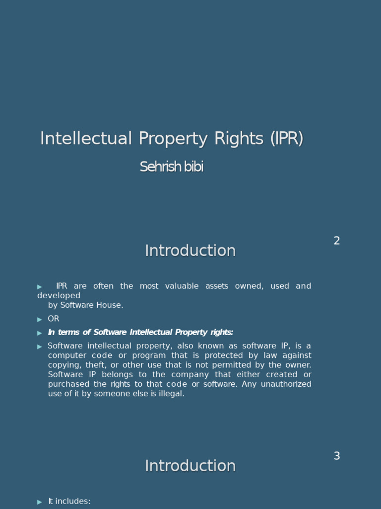Intellectual Copyrights | PDF | Patent | Intellectual Property