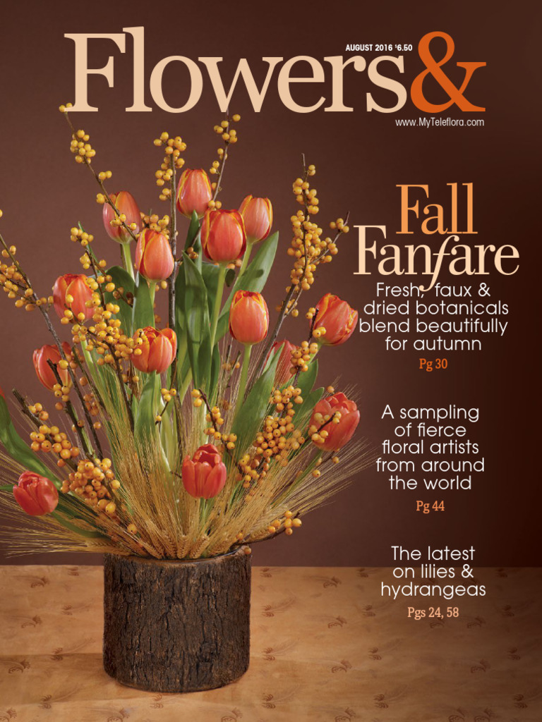 Flowers& Magazine 2016年8月 | PDF | Lilium | Tulip