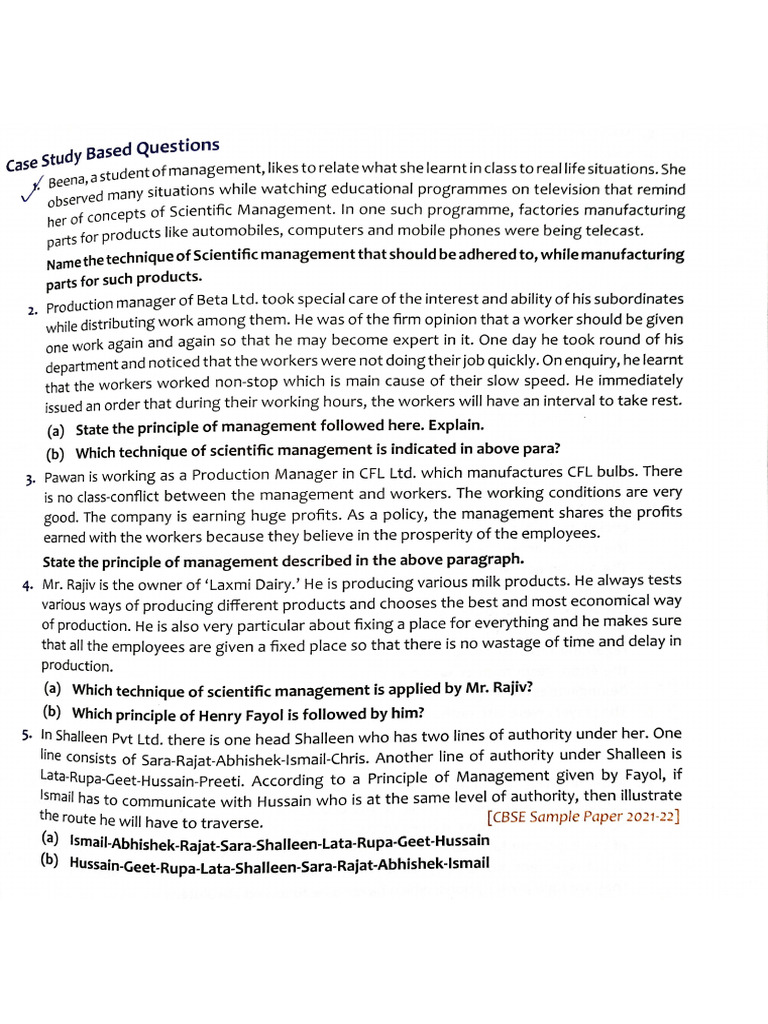 CH 2 Case Studies | PDF