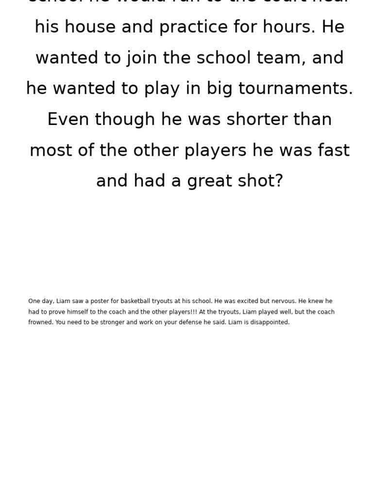 Improve My Writing - Basketball | PDF