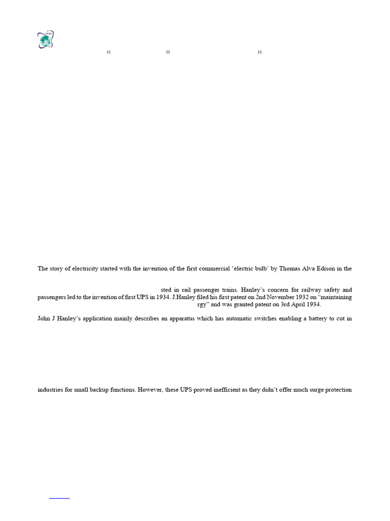 Evolution of UPS Technology and Trends | PDF | Rectifier | Power Inverter