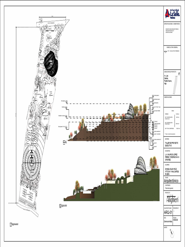 Planimetría de Proyecto Arquitectónico | PDF