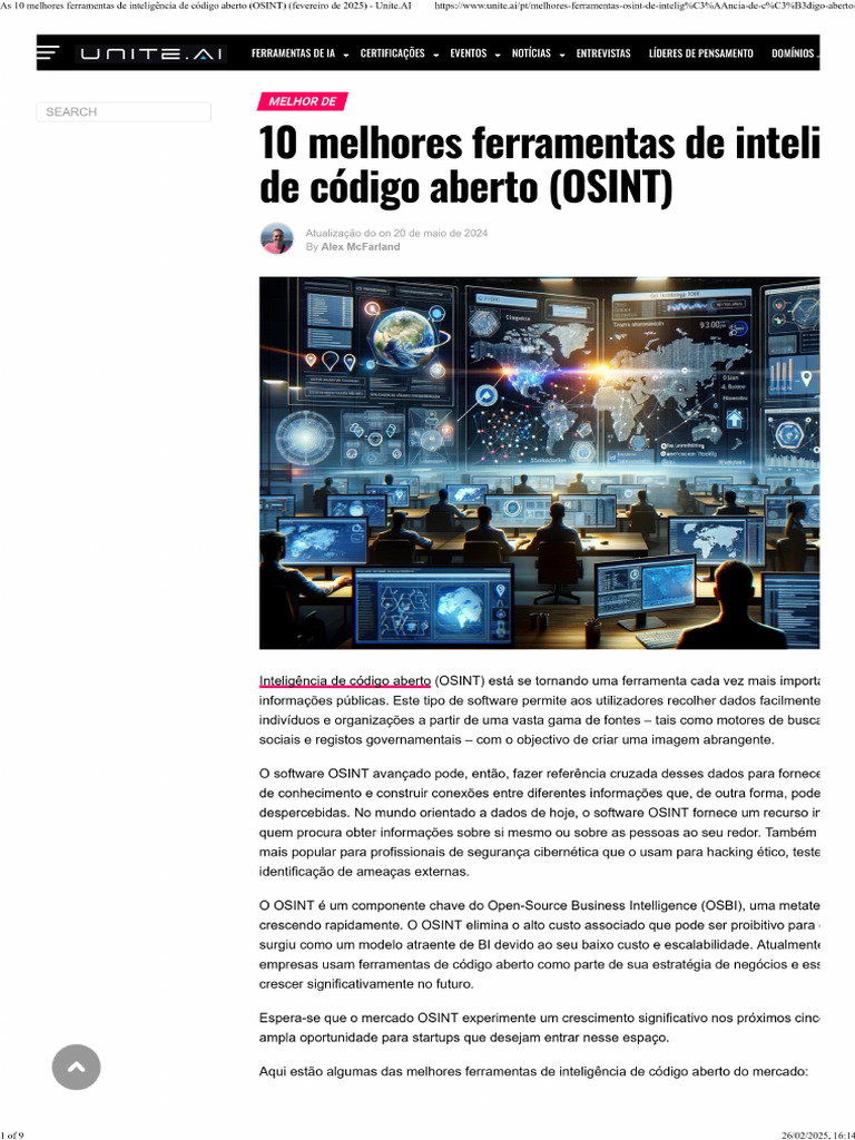 Osint | PDF | Internet | Rede de computadores