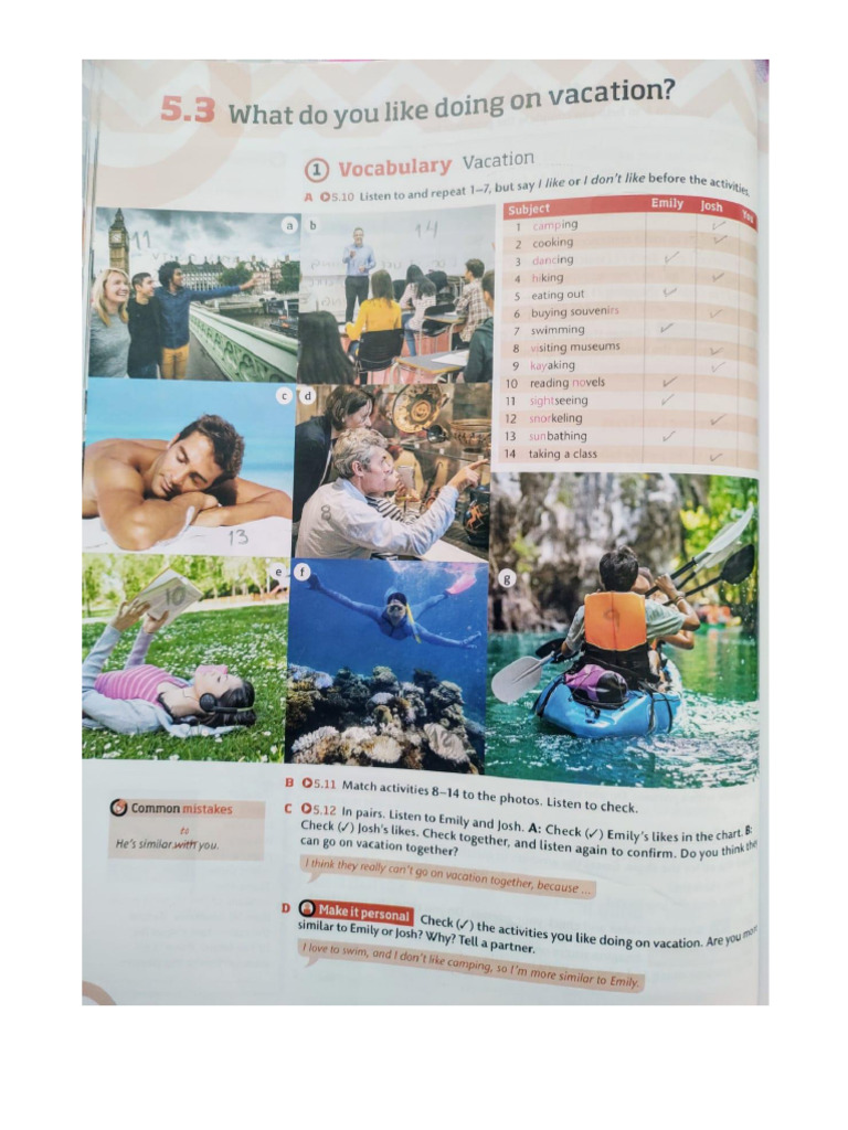 Vocabulario 1 | PDF