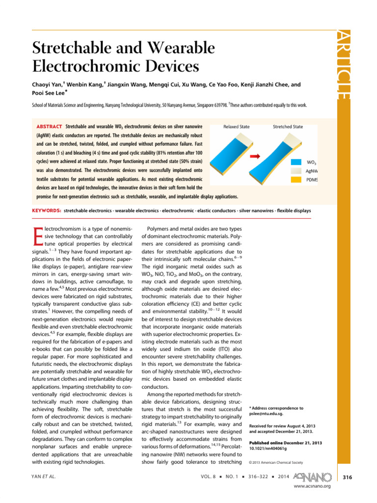 Stretchable and Wearable Electrochromic Devices | PDF ...